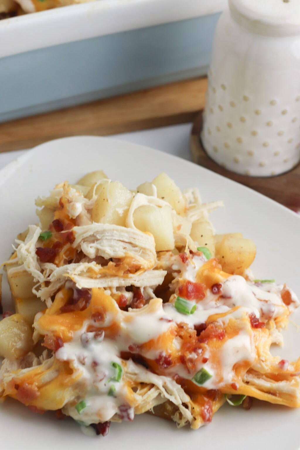 Loaded Roasted Potatoes and Chicken