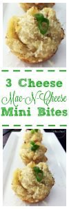 3 Cheese Mac-N-Cheese Mini Bites - When is Dinner