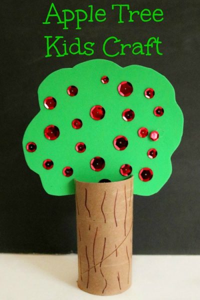 Apple Tree Kids Craft - When is Dinner? Apple Tree Kids Craft Project