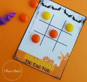 Halloween Tic Tac Toe Printable - When is Dinner? Halloween Tic Tac Toe ...