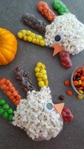 Turkey Popcorn Treat Bags - When is Dinner? Turkey Popcorn Treat Bags