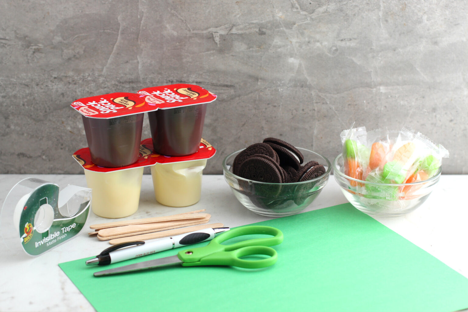 Homemade Garden Pudding Cups - When is Dinner? Carrot Garden Pudding Pops