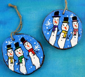 Fingerprint Snowman Christmas Ornaments - When is Dinner? Fingerprint ...