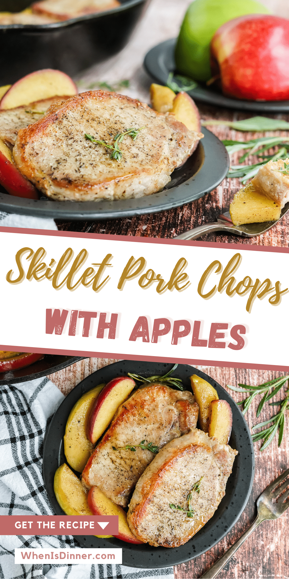 Skillet Pork Chops - When is Dinner? Skillet Pork Chops