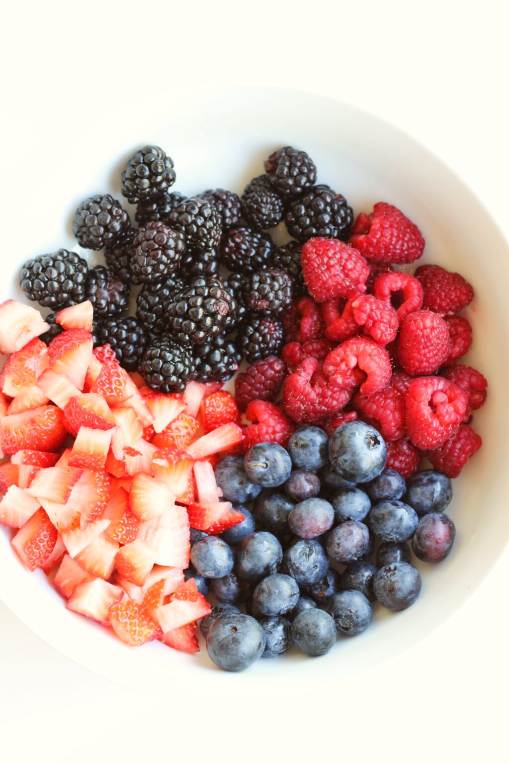 No-Bake Red White and Blue Berry Shortcakes - When is Dinner?