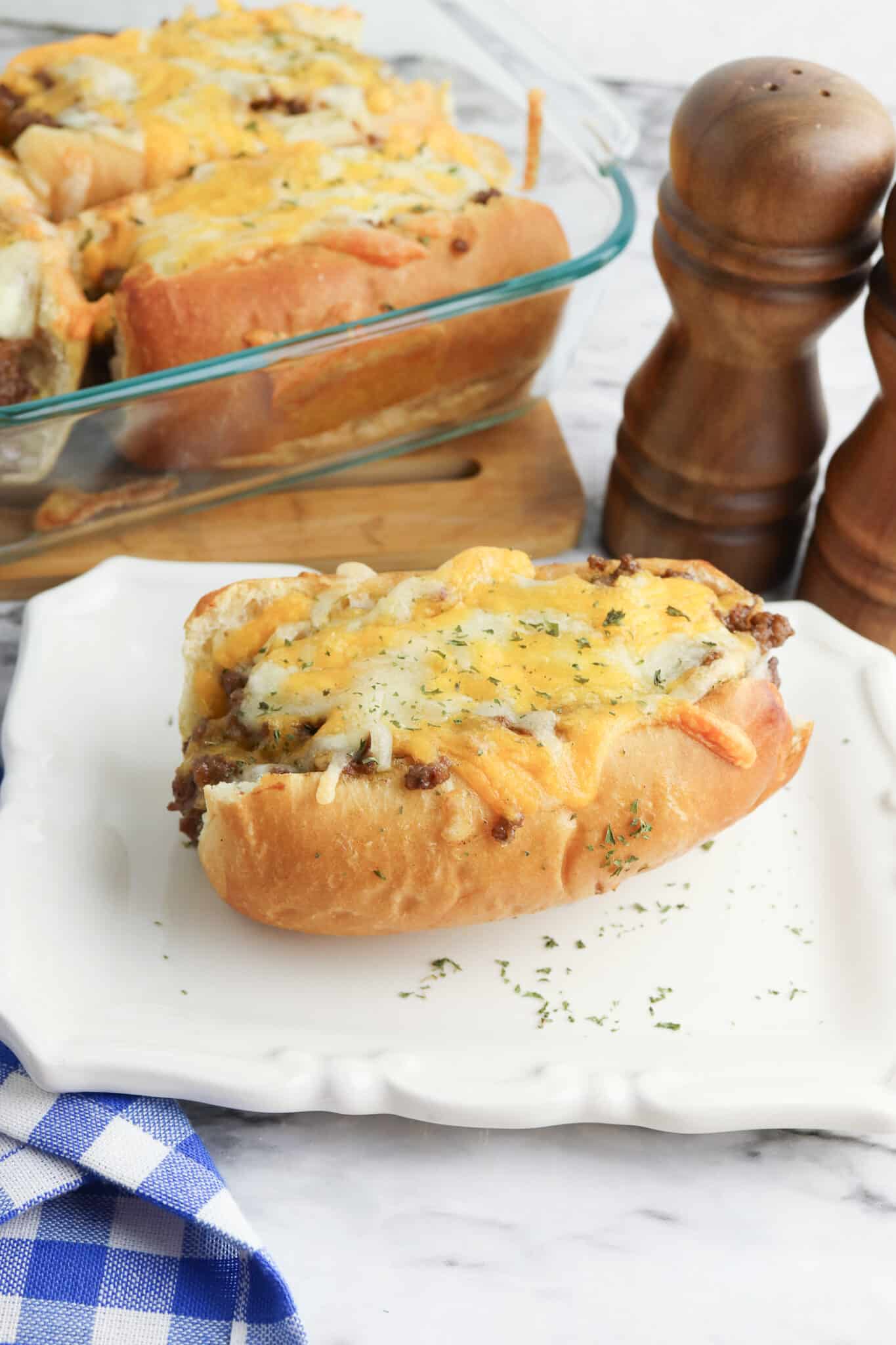 Cheesy Hot Beef Sandwich | When is Dinner