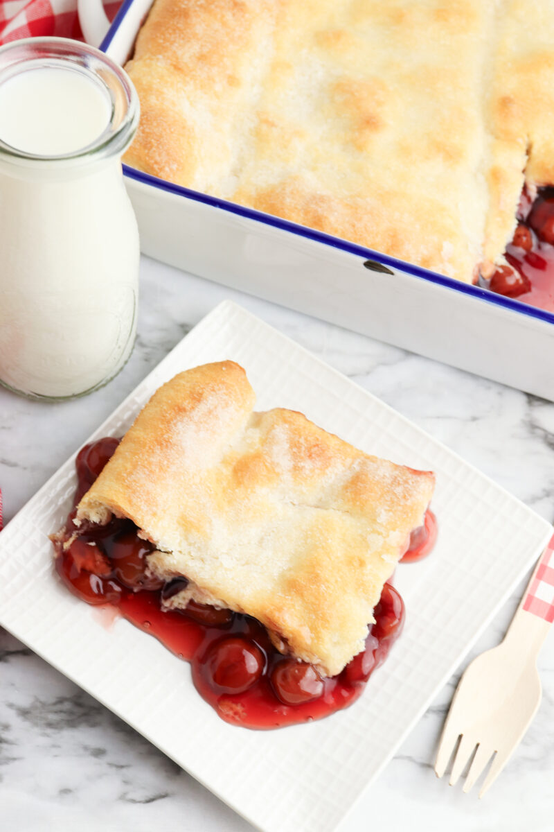 Crescent Roll Cherry Cobbler | When is Dinner